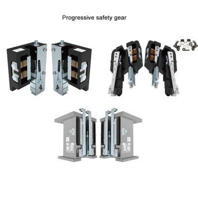 China Elevator Safety Clamp Gear with 0.63-2.5m/s Speed Range and 750-12500kg Capacity for Lift Systems for sale