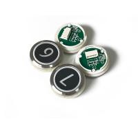 China Black Stainless Steel Surface KONE Elevator Button Push Button Elevator Spare Parts for sale