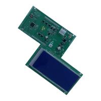 China Blue Background White LED Light Elevator LCD Display 54mm x 122mm Visible Area DC 18-36V for COP LOP for sale