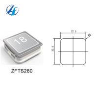 China XiZi Otis 32.5mm Stainless Steel Red Light DC DO Elevator Push Button Press Button For Lift Parts for sale