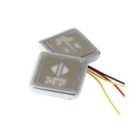 China Elevator Spare Parts DC24V Input Voltage 32.5mm Cutout Dimensionon Braille Elevator Button for sale
