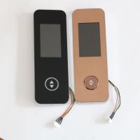 China Slender Elevator LOP With Push Button Titanium Plating Materials for sale