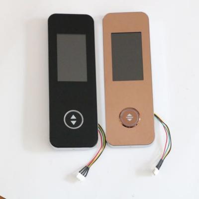 China Slender Elevator LOP With Push Button Titanium Plating Materials for sale