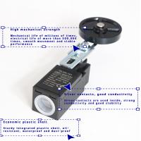 China Silver Contacts Elevator Electrical Limit Travel Switch with Big Plastic Wheel Contact Parts for Elevators for sale