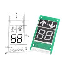 China Customized 7 Segment Red LED Display Panel for Elevator COP LOP - DC24V ZL007 Model for sale
