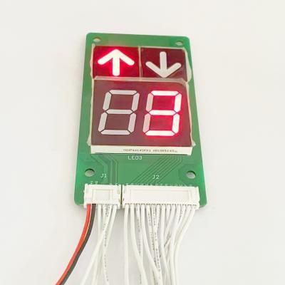 China Discount Item Lift Parts Floor Indicator Custom Parallel 7 Segment Led Display for Elevator Parts COP LOP Panel for sale
