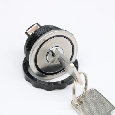 China 28mm Round SUS Elevator Power Lock Key Switch DC24V with 31.5mm Outer Diameter for Safety Control for sale