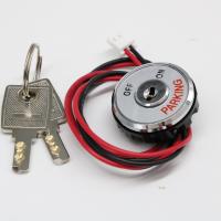 China CZKS10 Fireproof Elevator Electrical Switch DC24V with 27mm Cutout and 29mm Diameter Key Power Lock for sale