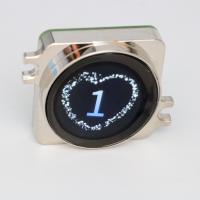 China Modern Lift Car COP LOP Panel Touch Button 1.28 Inch LCD Liquid Crystal Screen Elevator Floor Button for sale