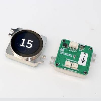 China High Definition Background Round Touch Button 1.28 Inch Custom Floor Elevator Button for Lift Parts for sale