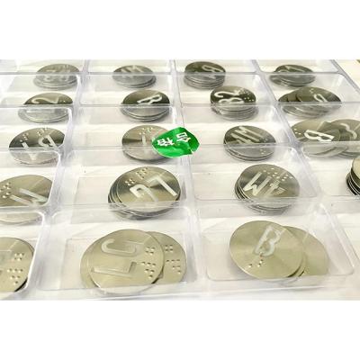 China Modern Design Elevator Button Faceplate with Customized Characters for Office Buildings for sale