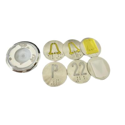 China Customized Clear and Easy to Read Elevator Button Faceplate with Standardization for Modern Elevators for sale