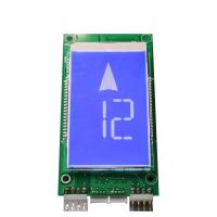 China High Quality White LED Light Color Cop Lop LCD Display  Elevator Display Board for sale
