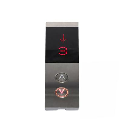 China Stainless Steel Elevator LOP with Dot Matrix Display and DC12-24V Power Landing Operating Panel for sale