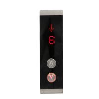 China Black Acrylic Elevator LOP with DC12-24V Power and 300*170*18 mm Housing Size for Modern Lift Control for sale