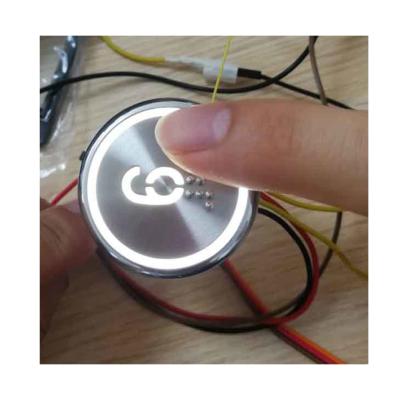 China Stainless Steel Kone Elevator Touchless Button Round No Touch Elevator Sensing Buttons for Lift Spare Parts for sale