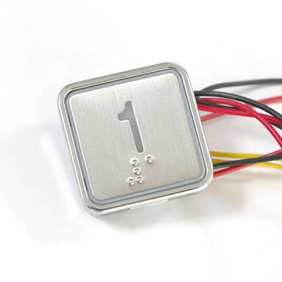 China Square Touchless Elevator  Lift Sensor Touch Free Push Button for sale