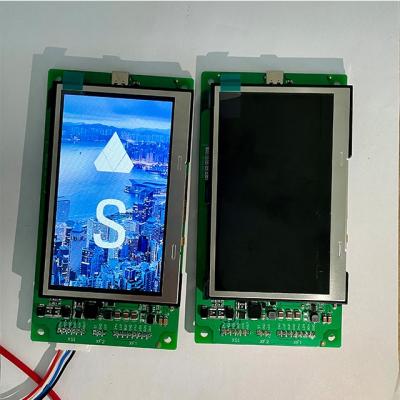 China 4.3 Inch HD Resolution Image Background TFT Display Floor Indicator for Elevator Lift COP Lop Panel for sale