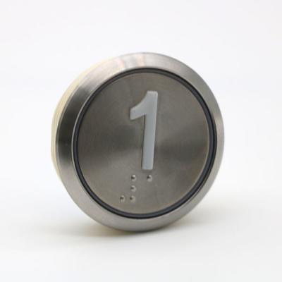 China BST Elevator Push Button  12V/24V  Elevator Lift Round Button Elevator Push Button for sale
