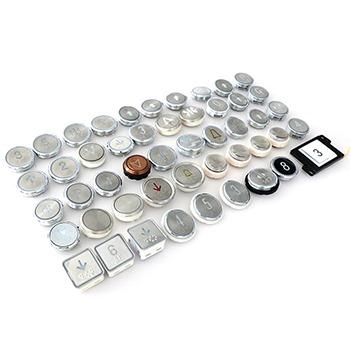 China Factory Custom Elevator Parts Xizi  Kone Round Square Push/Touchless Button Cop Lop Panel Button for sale