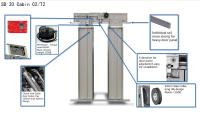 China Center Opening SUS304 Elevator Car Cabin Door Mechanism Elevator Cabin Door Set for sale