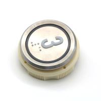 China Latest Modern Stainless Steel Elevator Lift Button with Braille for Hall Use for sale