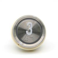 China Latest Modern Stainless Steel Elevator Lift Button with Braille for Hall Use for sale