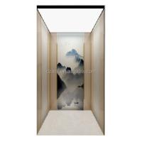 China Villa Home Factory Panoramic Passenger Elevators with Gearless VVVF Control High-Tech Elevator System for sale