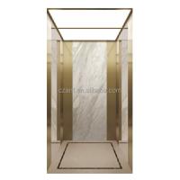 China Villa Home Factory Panoramic Passenger Elevators with Gearless VVVF Control High-Tech Elevator System for sale