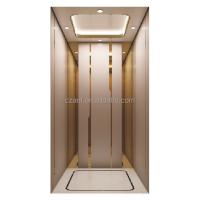 China Villa Home Factory Panoramic Passenger Elevators with Gearless VVVF Control High-Tech Elevator System for sale