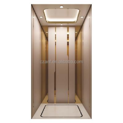 China Villa Home Factory Panoramic Passenger Elevators with Gearless VVVF Control High-Tech Elevator System for sale