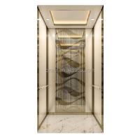 China Villa Home Factory Panoramic Passenger Elevators with Gearless VVVF Control High-Tech Elevator System for sale