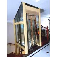 China Glass Panoramic Villa Elevator with Aluminum Shaft Modern Traction Home Lift Small Passenger Lifts for Home for sale