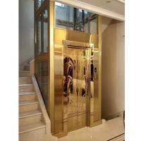 China Glass Panoramic Villa Elevator with Aluminum Shaft Modern Traction Home Lift Small Passenger Lifts for Home for sale