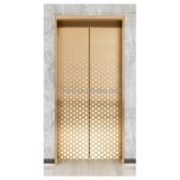 China Hydraulic Panoramic Indoor Home Elevator Door Sill Gearless Traction Machine AC Drive Type for Hotels for sale