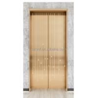 China Hydraulic Panoramic Indoor Home Elevator Door Sill Gearless Traction Machine AC Drive Type for Hotels for sale