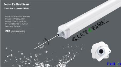China IP65 Triproof LED Linear Batten Light 150cm 60W 150lm/W for sale