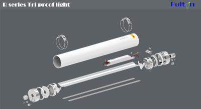 China IK10 PC LED Tri Proof Lights IP69k Waterproof ENEC Certificate for sale
