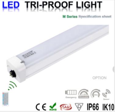China Easy Linkable CE Tri Proof LED Batten 1500mm 60w 40w IP66 M Series Tri Proof LED for sale