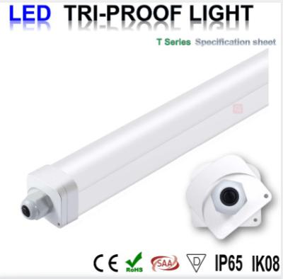 China T Series 1200mm LED Triproof Light IP66 Waterproof Triproof LED Tube Light For Warehouse for sale