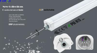 China Fulton C Series IP66 1500mm LED Tri Proof Light Waterproof Office Linkable For Warehouse for sale