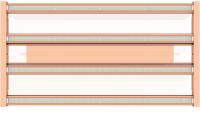 China 520W - 1400W Horticulture LED Grow Light Champagne Gold FULTON / IP67 Driver for sale
