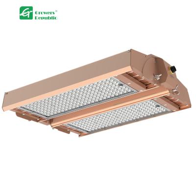 China 320 Watt Greenhouse LED Grow Light Angle Adjustable High Efficiency IP54 for sale