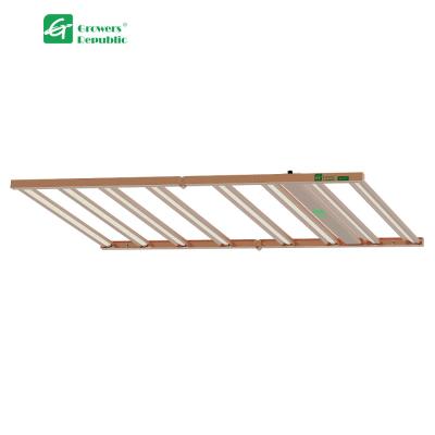 China Growers Republic 960w Dimmable Led Grow Lights Uv + Ir 6 Bars Indoor Farming Greenhouse for sale