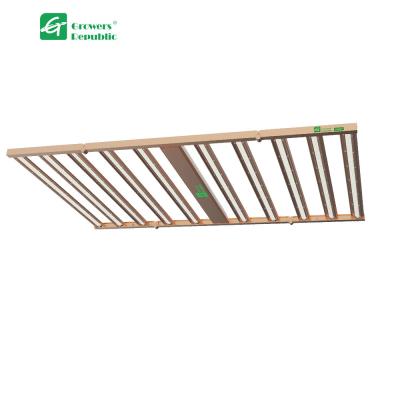 China 1200W High Efficiency Indoor LED Grow Light Energy Saving Eco Friendly 10 Bars Foldable for sale