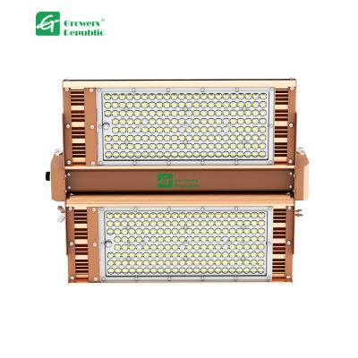China Growers Republic Greenhouse LED Grow Lights 2.6μmol/J PPE Indoor LED Grow Light Dimming 320W for sale