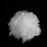 China Virgin Non-Fluorescent Polyester Staple Fiber 2.78D x 51mm White PSF with GRS Certification for Furniture Filling for sale
