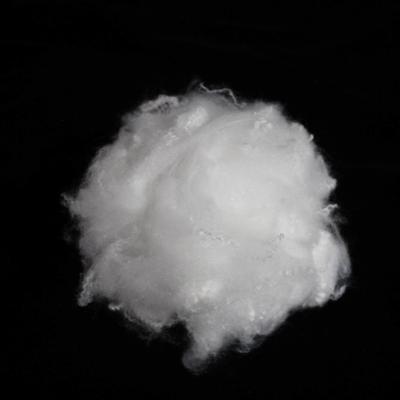 China Virgin Non-Fluorescent Polyester Staple Fiber 2.78D x 51mm White PSF with GRS Certification for Furniture Filling for sale