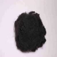 China 64mm Black Flame Resistant Viscose Staple Fiber - 2.78D Fineness with GRS Certification for Industrial Safety Applications for sale