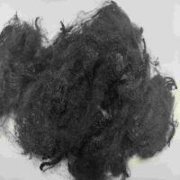 China Flame Retardant Polyester Fiber 3D × 51mm Black - GRS Certified Recycled PSF for Industrial Textiles for sale